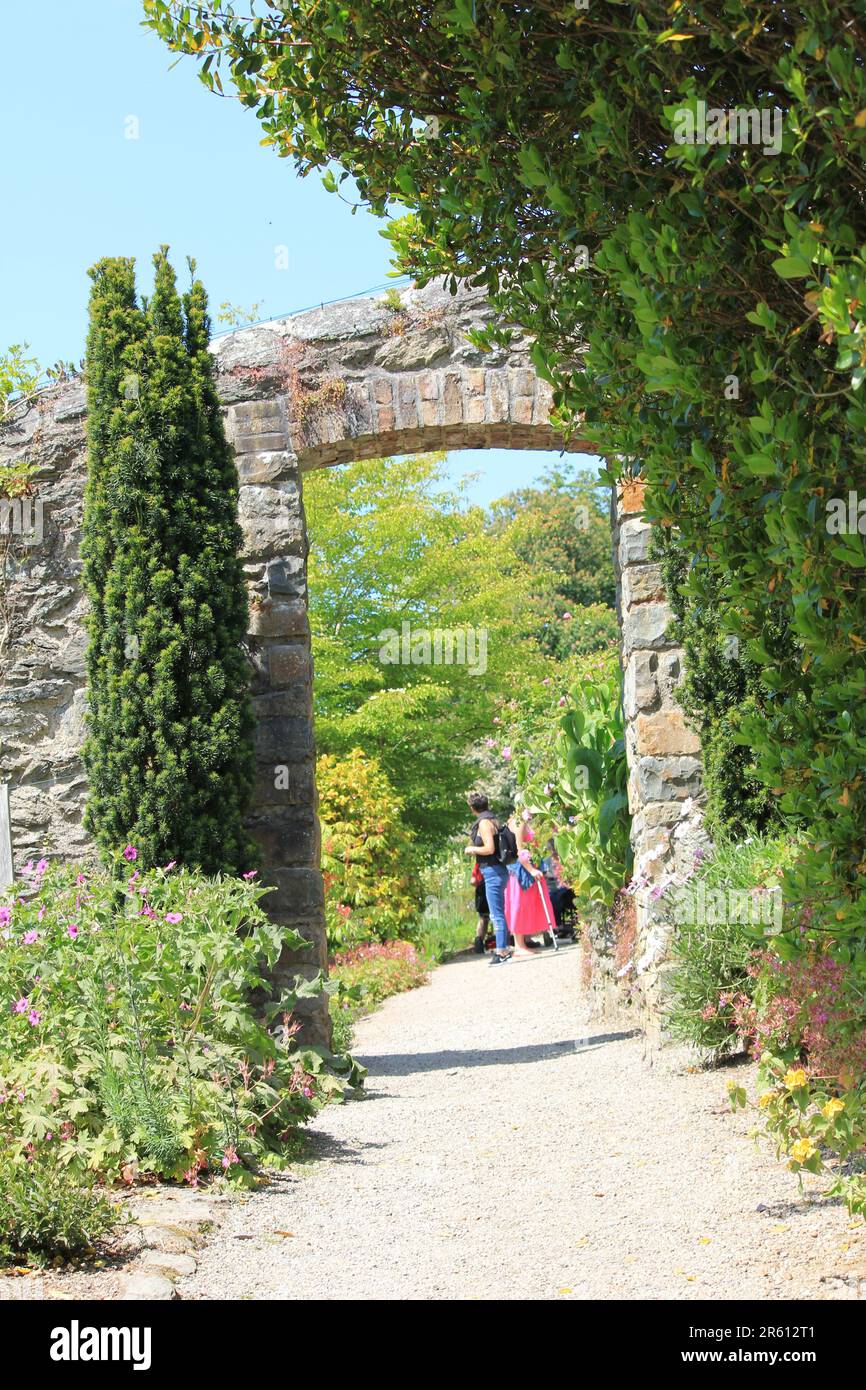 Plas Cadnant, Hidden Gardens Stock Photo - Alamy
