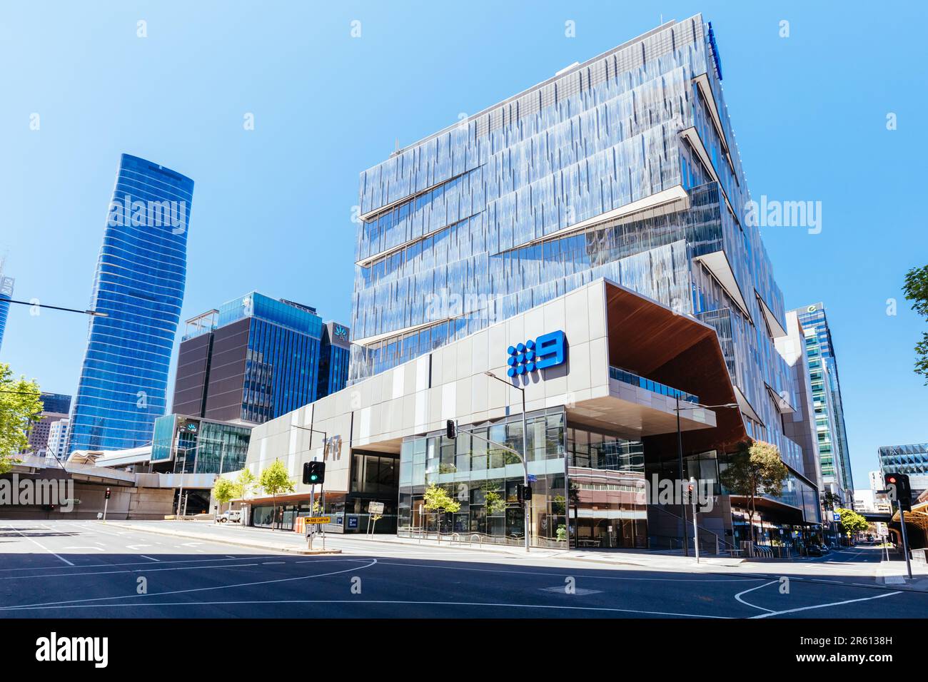 Channel Nine Television Office in Melbourne Australia Stock Photo - Alamy