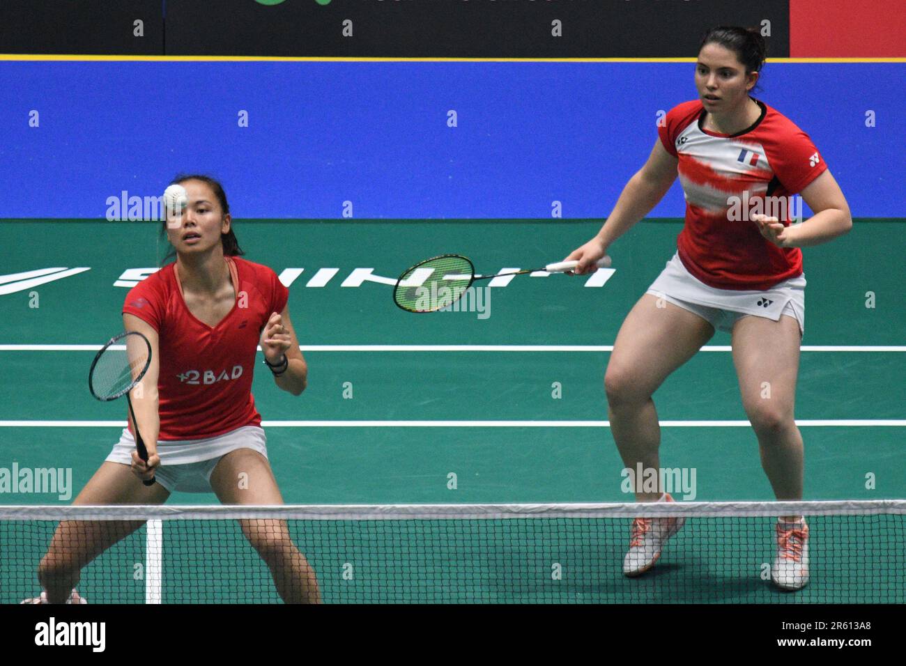 Singapore. 6th June, 2023. Margot Lambert (R)/Anne Tran of France ...
