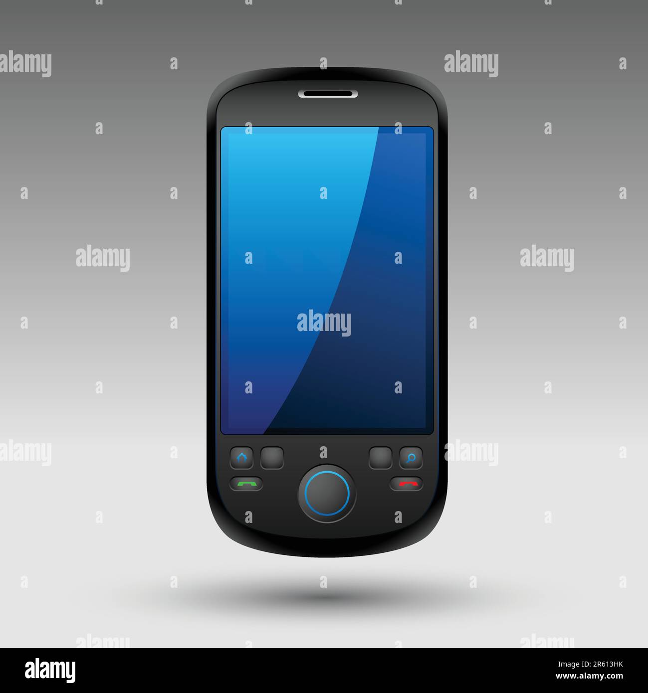 Mobile phone editable vector illustration Stock Vector Image & Art - Alamy