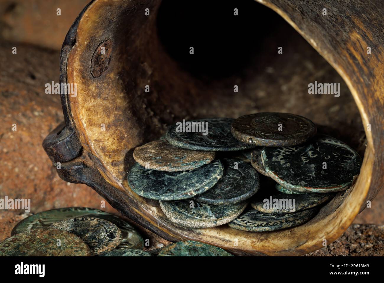 Roman hoard coins hi-res stock photography and images - Alamy