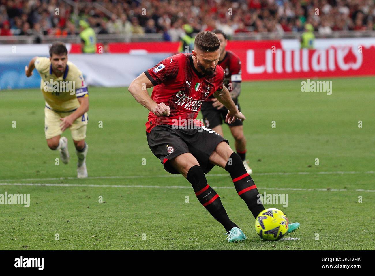 Milan, Italy. 4th June, 2023. Italy, Milan, june 3 2023: Olivier Giroud ...