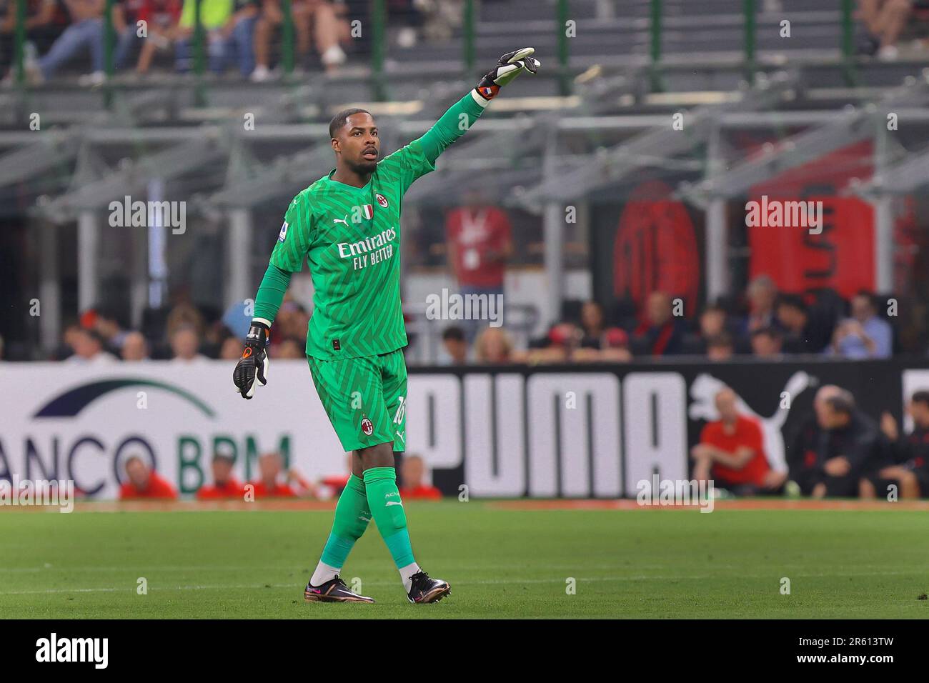 Milan, Italy. 4th June, 2023. Italy, Milan, june 3 2023: Mike Maignan ...