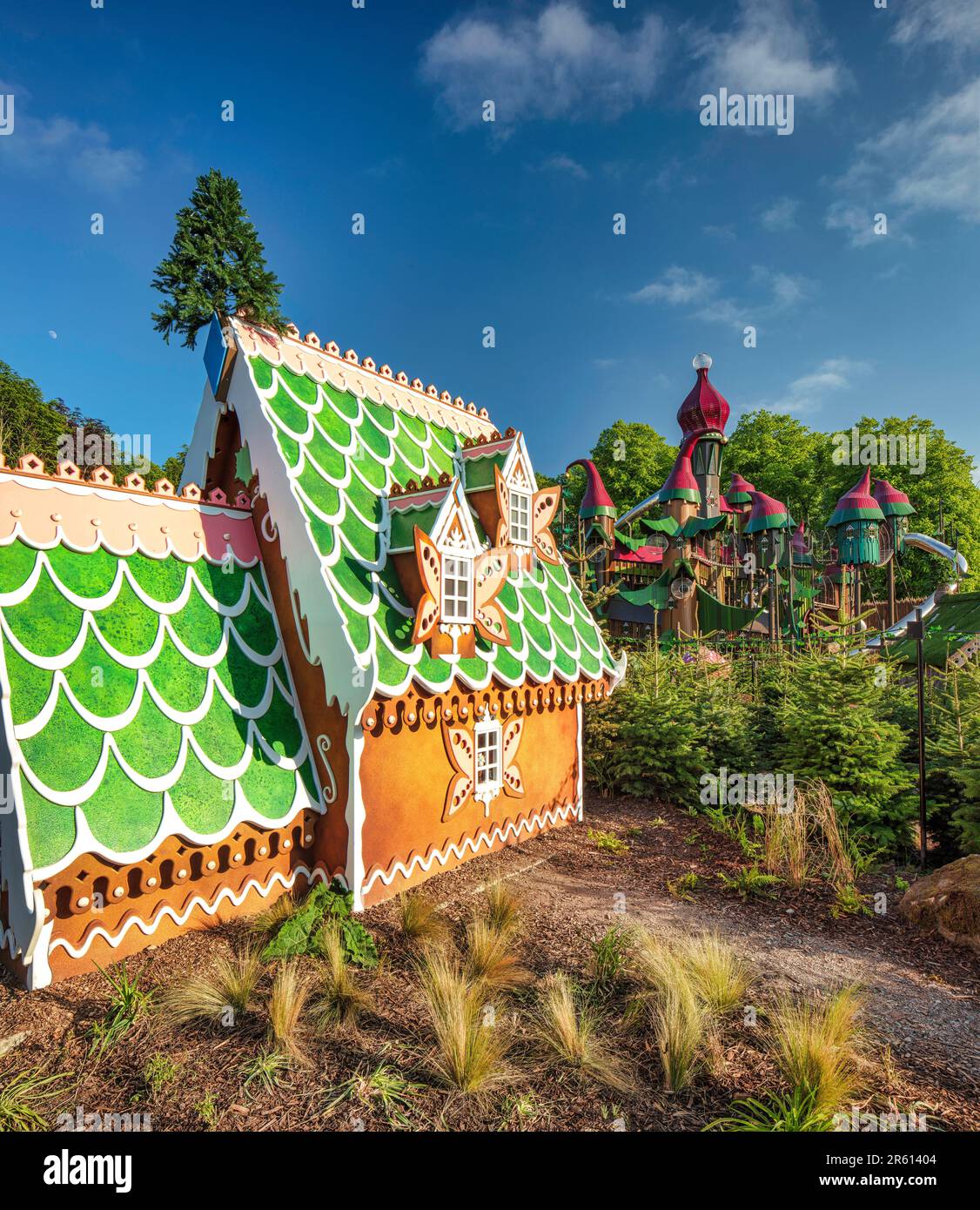 Daytime views of Lillidorei play village at the Alnwick Garden in ...