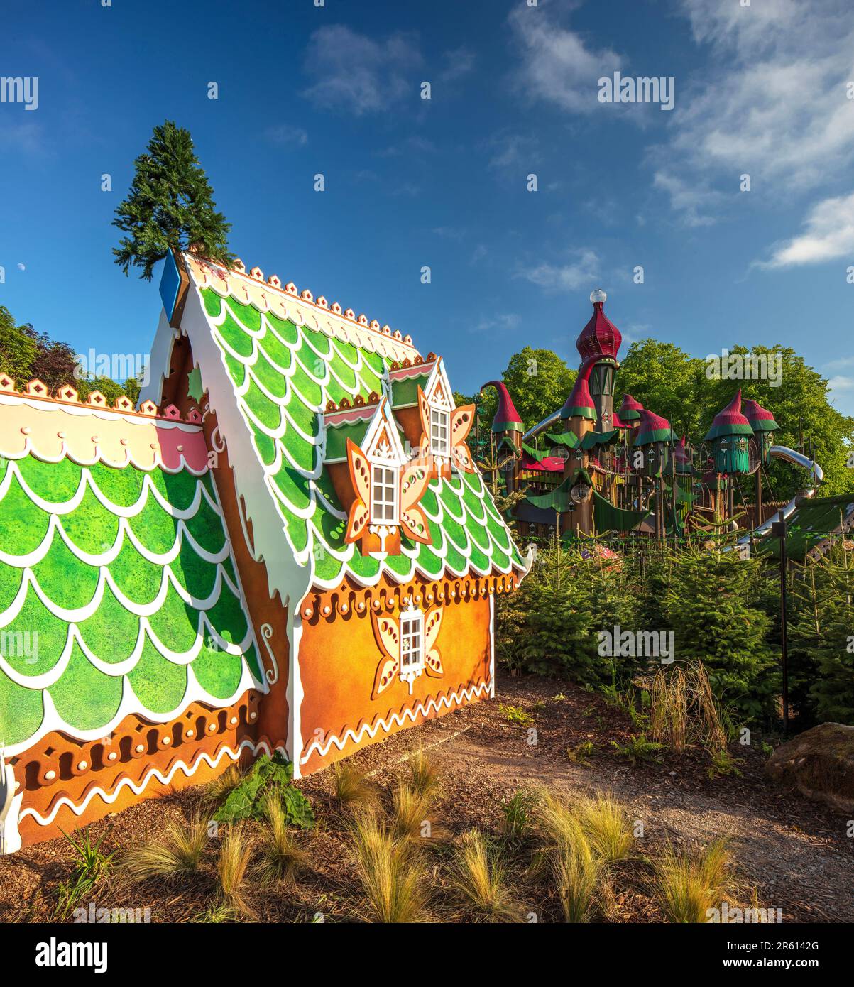 Daytime views of Lillidorei play village at the Alnwick Garden in ...