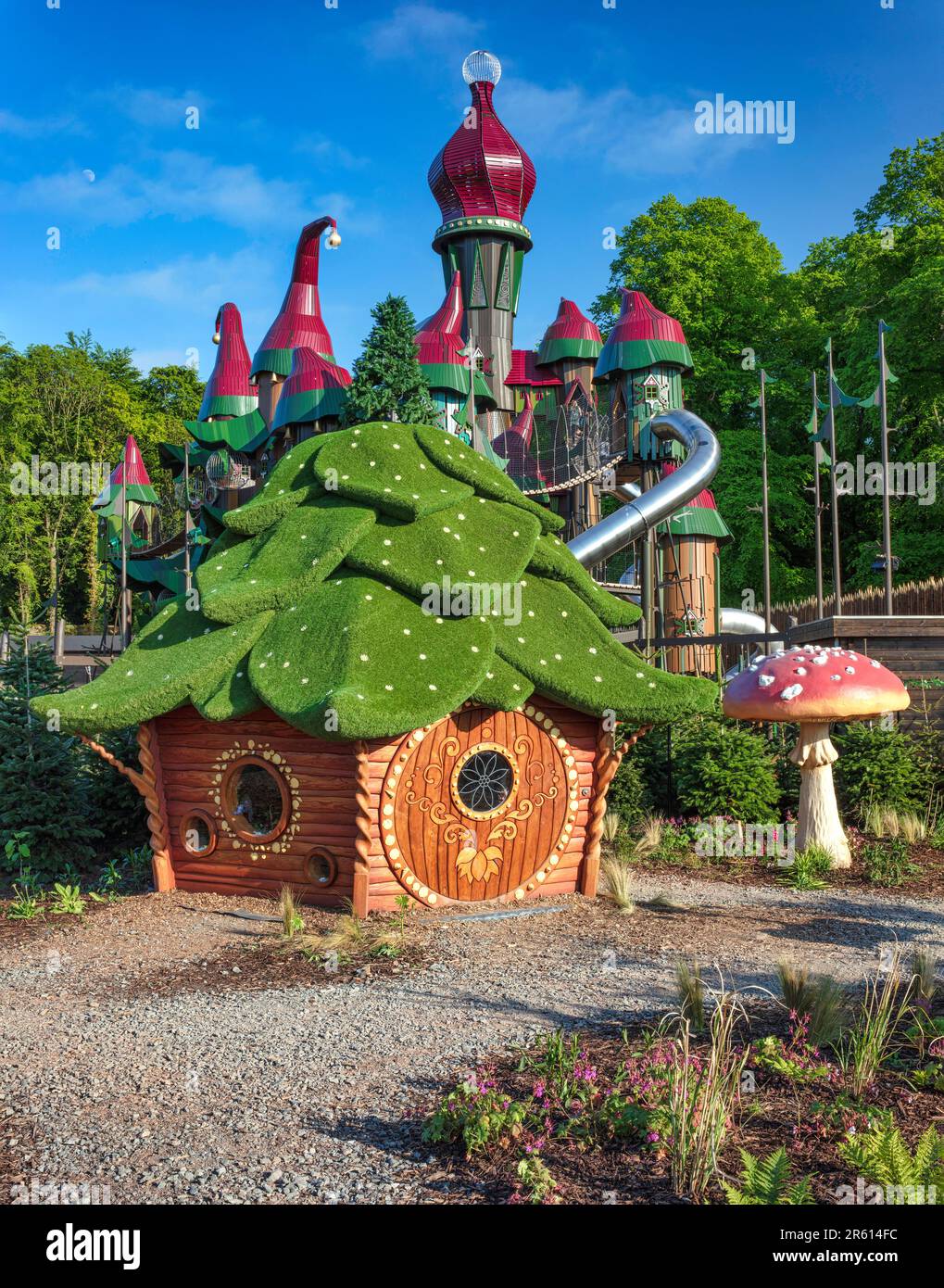 Daytime views of Lillidorei play village at the Alnwick Garden in ...