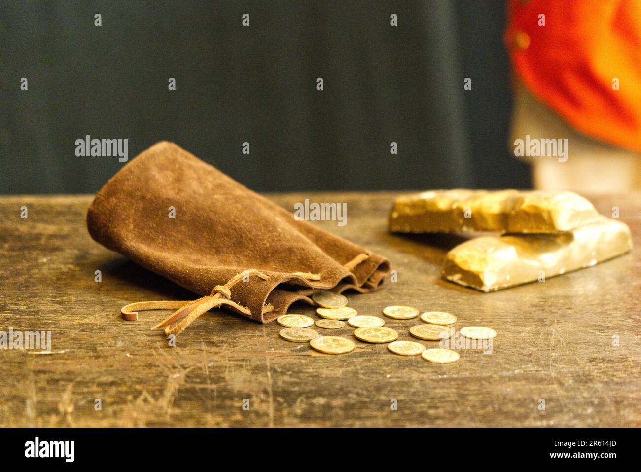 Satchels on table hi-res stock photography and images - Alamy