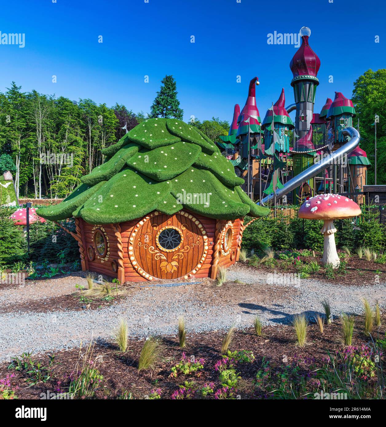 Daytime views of Lillidorei play village at the Alnwick Garden in ...
