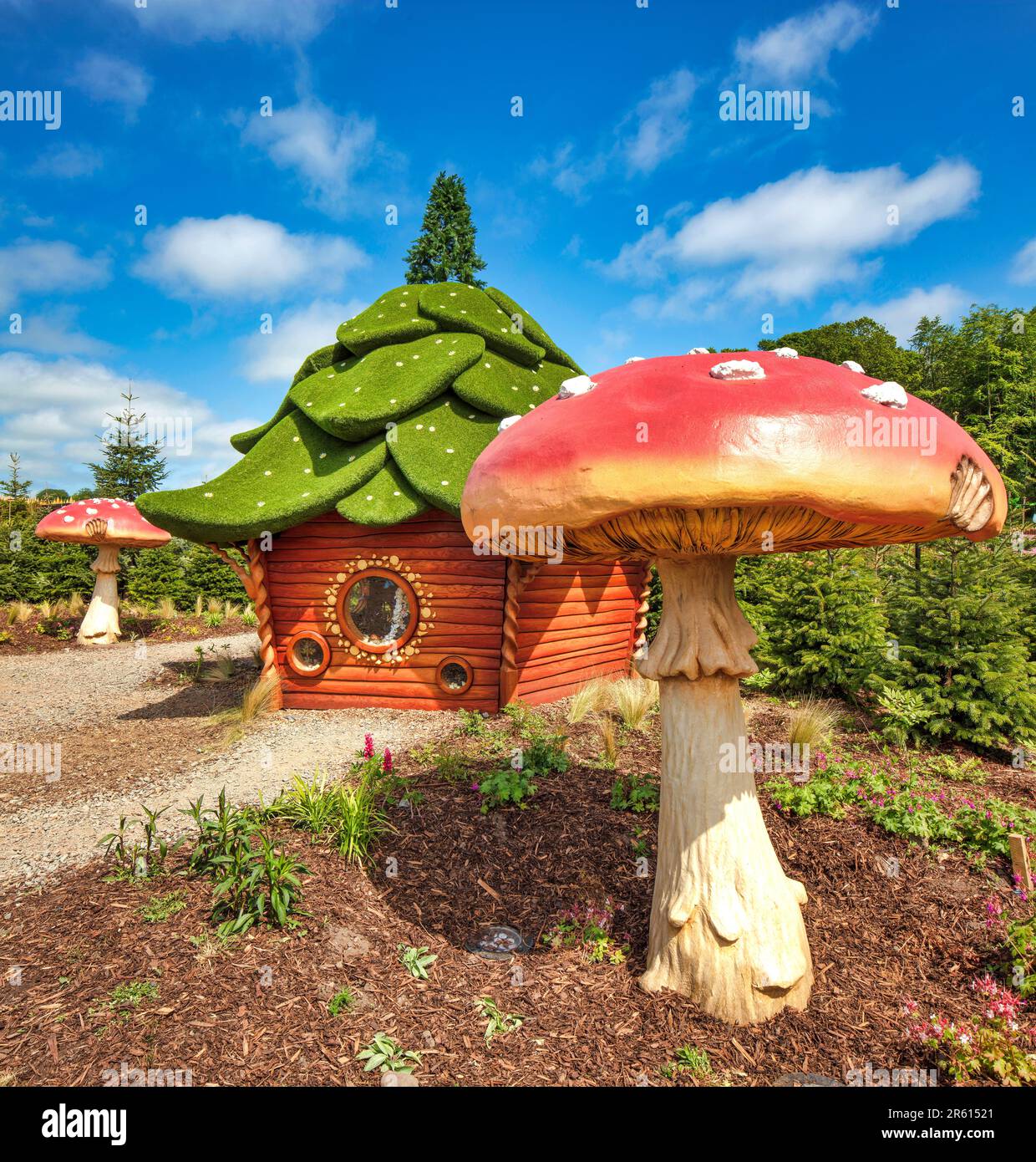 Daytime views of Lillidorei play village at the Alnwick Garden in ...