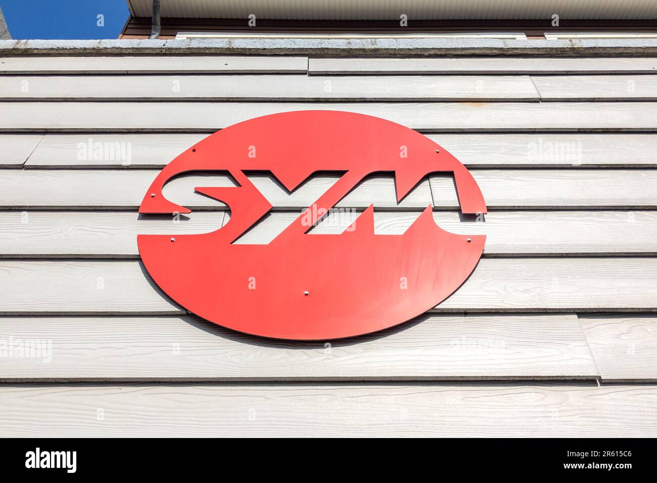 Bordeaux , Aquitaine France - 06 06 2023 : sym scooter brand logo and ...