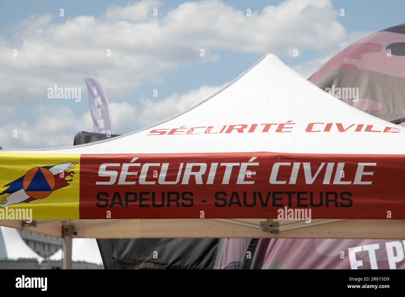 Bordeaux , Aquitaine France - 05 29 2023 : securite Civile logo brand ...