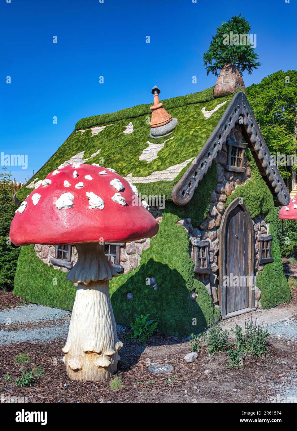 Daytime views of Lillidorei play village at the Alnwick Garden in ...