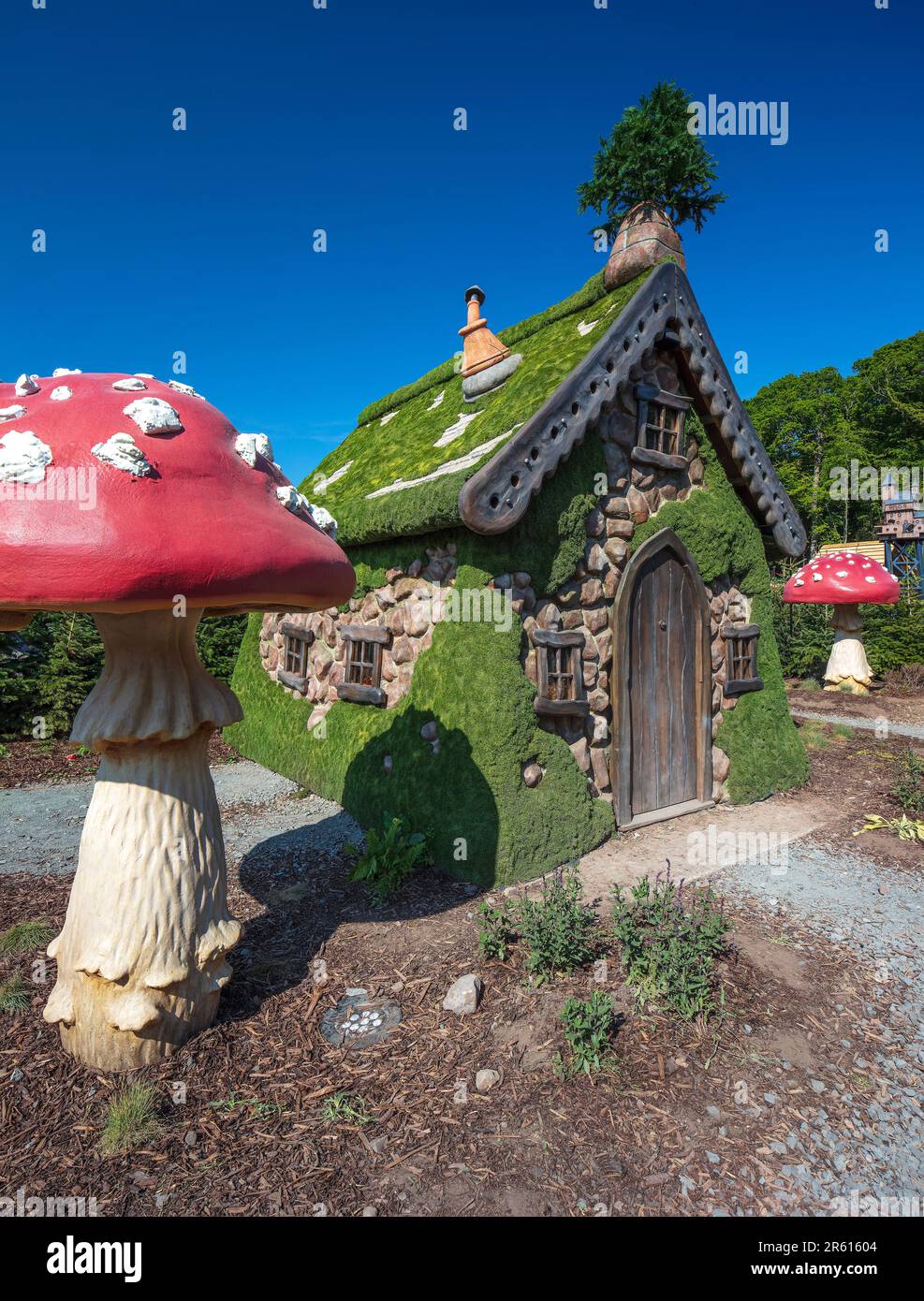 Daytime views of Lillidorei play village at the Alnwick Garden in ...
