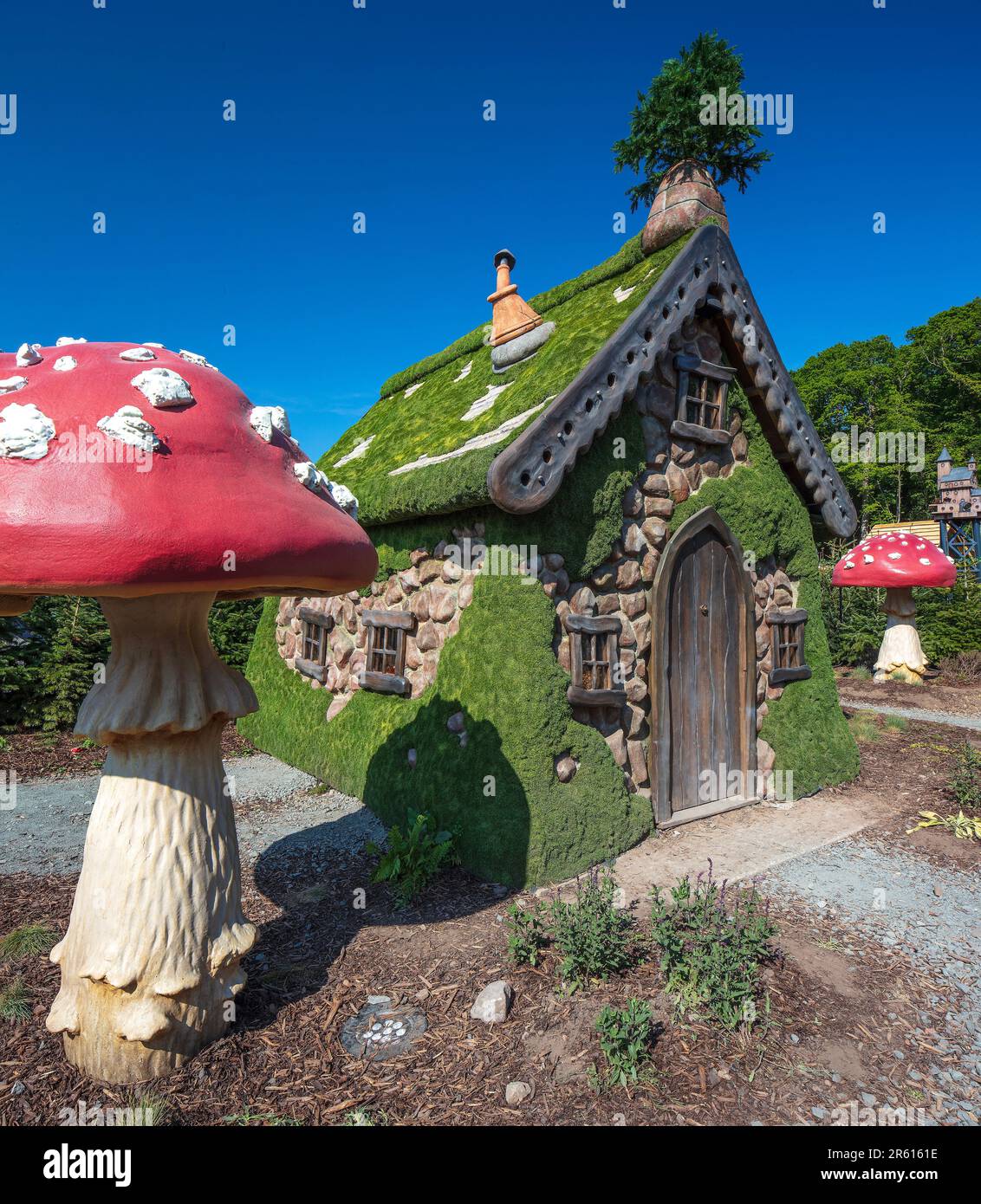 Daytime views of Lillidorei play village at the Alnwick Garden in ...