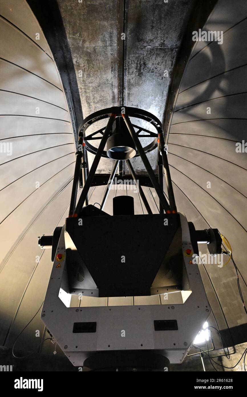Ceremonial presentation of new astronomical telescope ASA AZ 800, fully ...