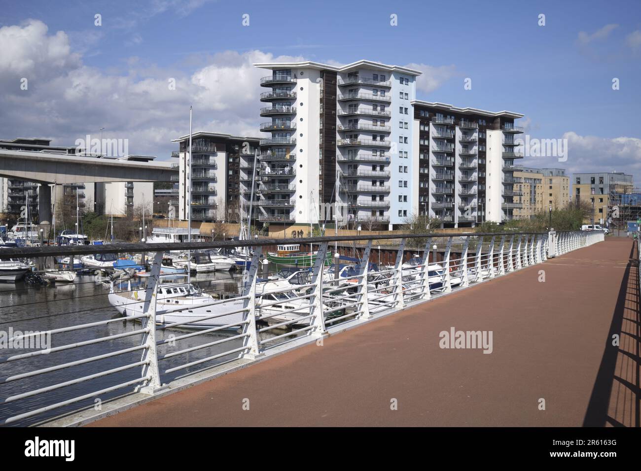 Cardiff Bay Yacht Marina Stock Photo - Alamy
