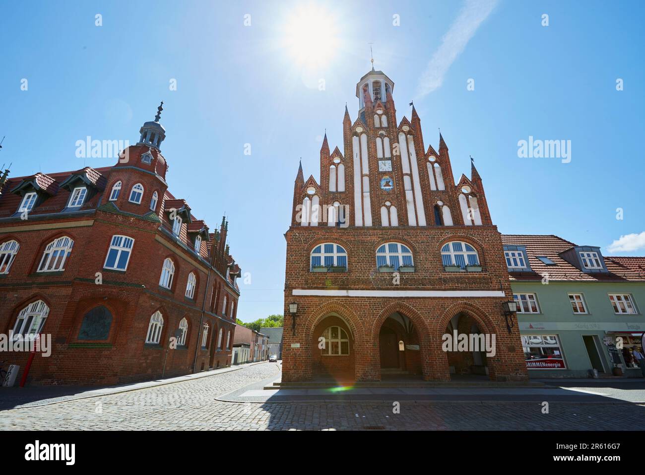 Grimmen an der Ostsee in Mecklenburg-Vorpommern, Deutschland ...