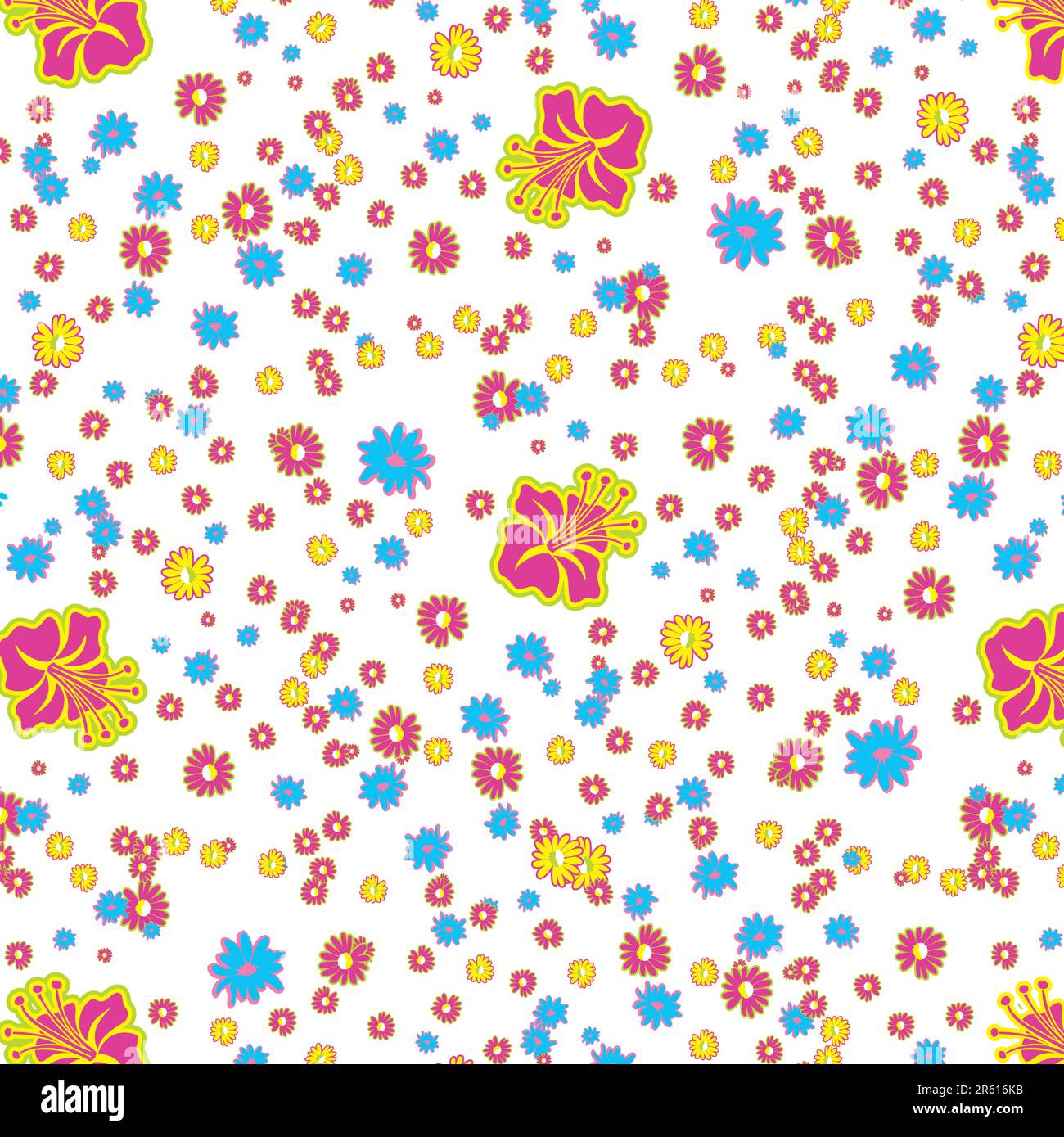 seamless flower design Stock Vector Image & Art - Alamy