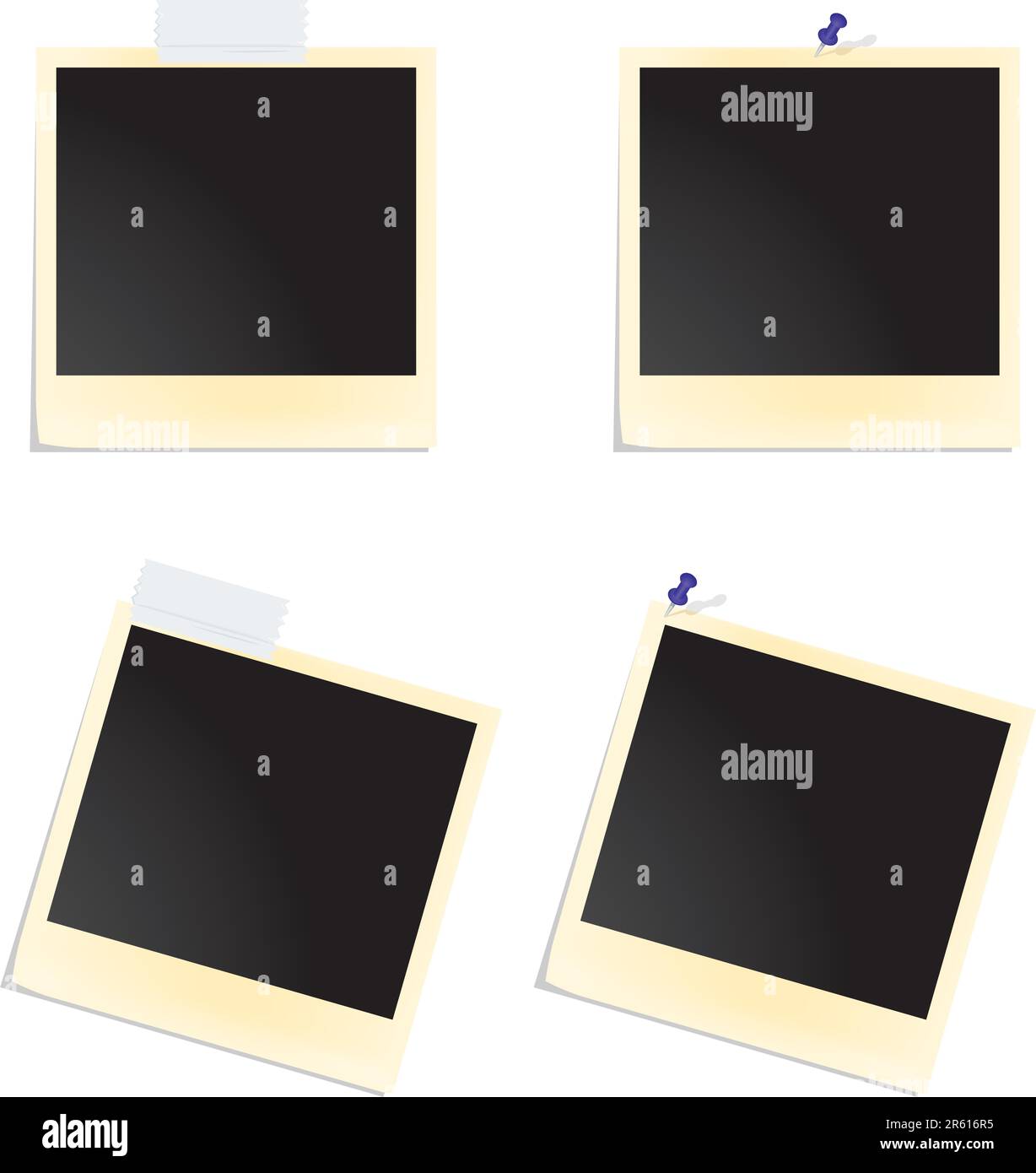 Vector illustration os polaroid background Stock Vector Image & Art - Alamy