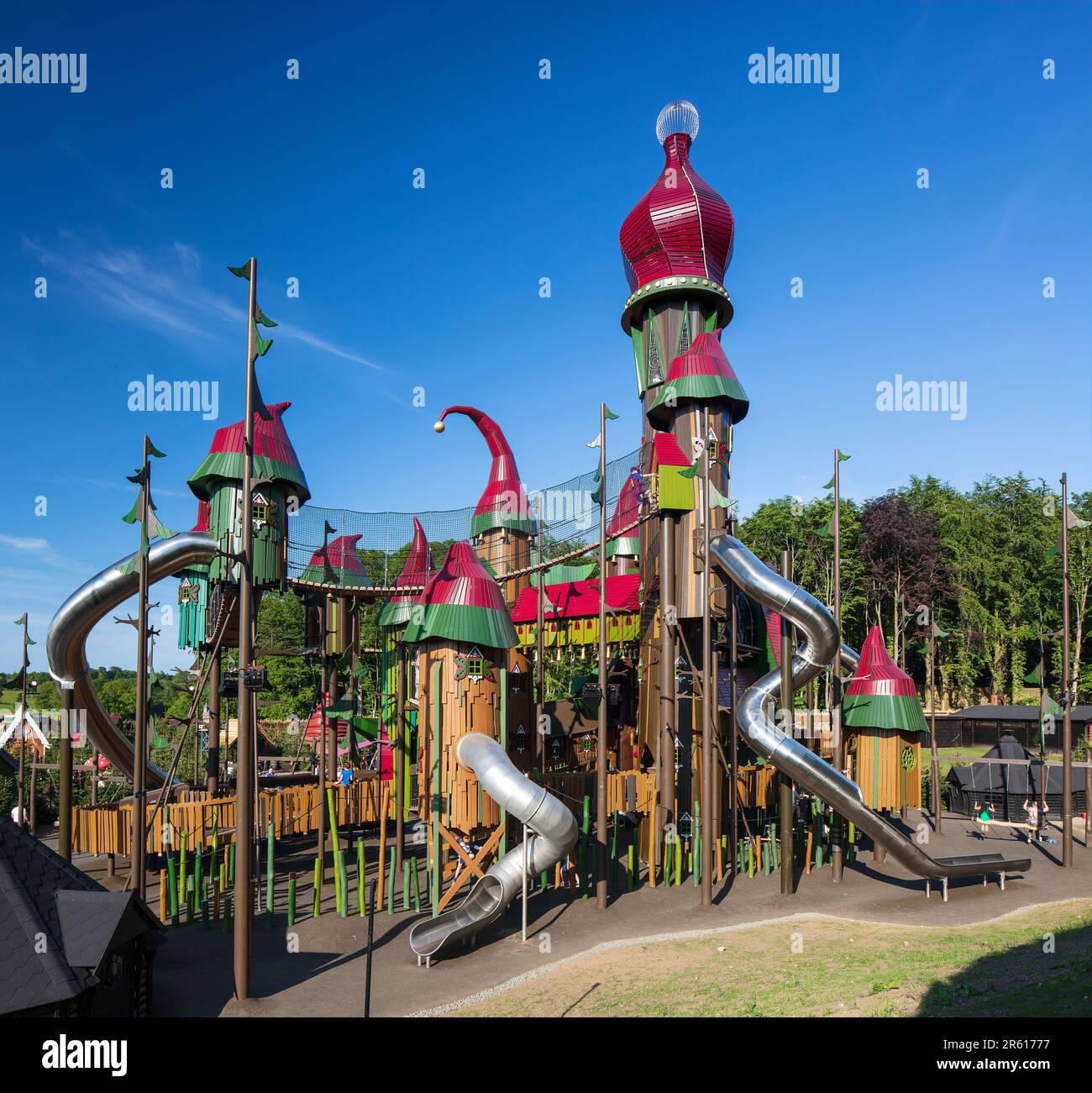 Daytime views of Lillidorei play village at the Alnwick Garden in ...