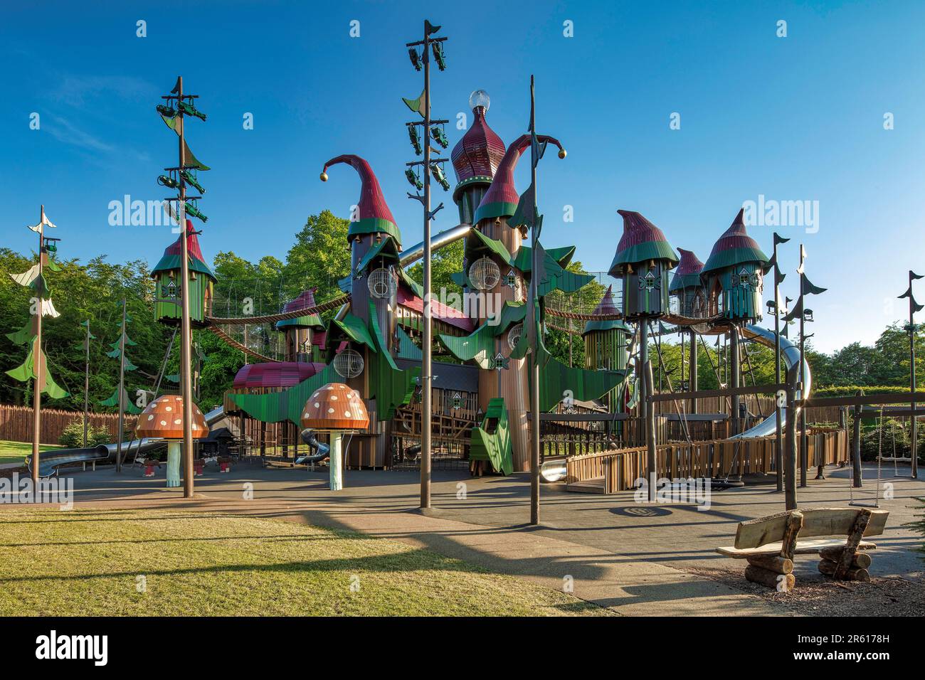 Daytime views of Lillidorei play village at the Alnwick Garden in ...