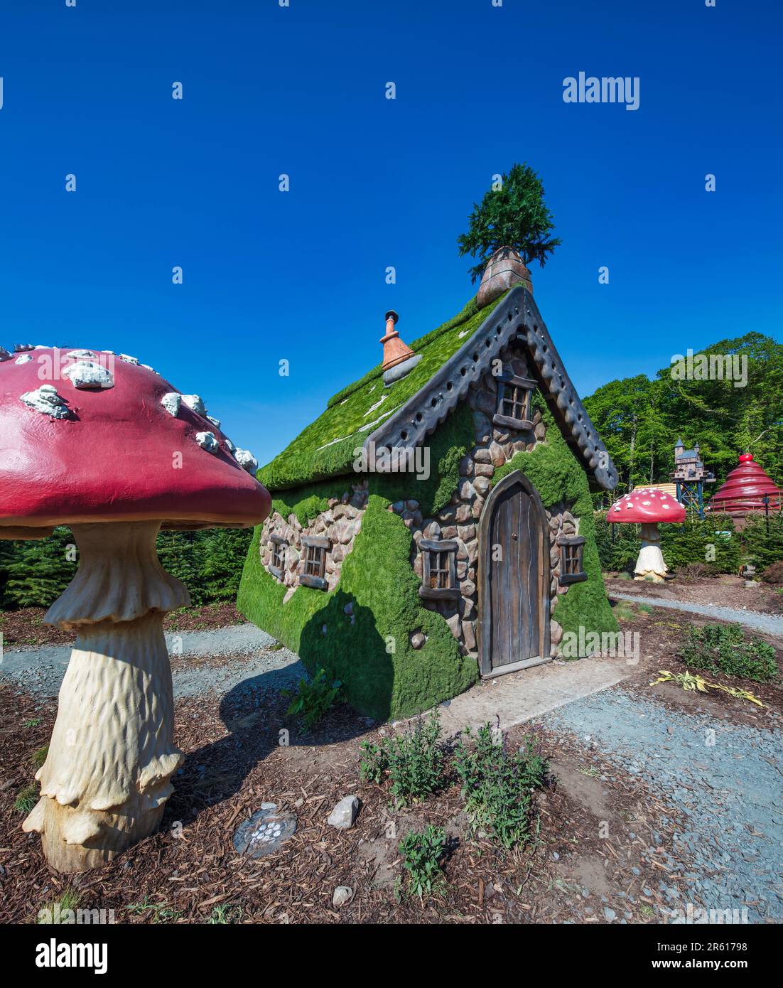 Daytime views of Lillidorei play village at the Alnwick Garden in ...