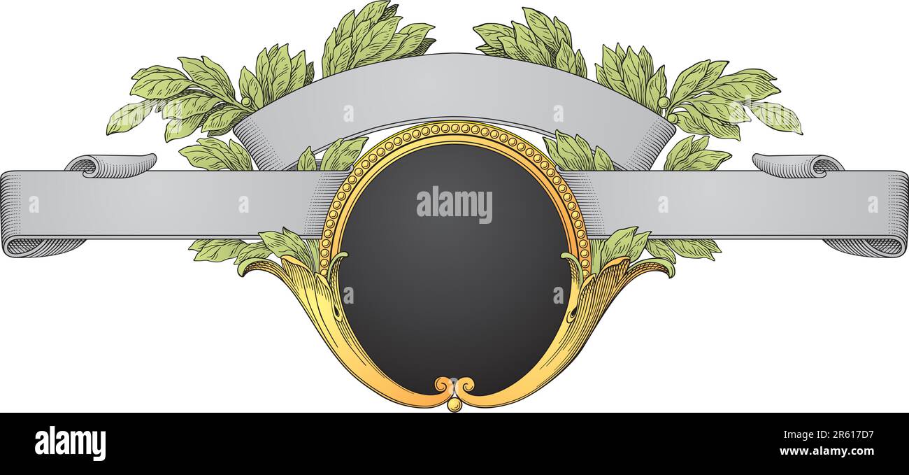 Retro frame vector Stock Vector Image & Art - Alamy