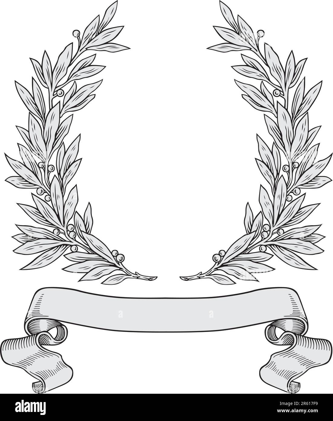 Laurel wreath vector Stock Vector Image & Art - Alamy