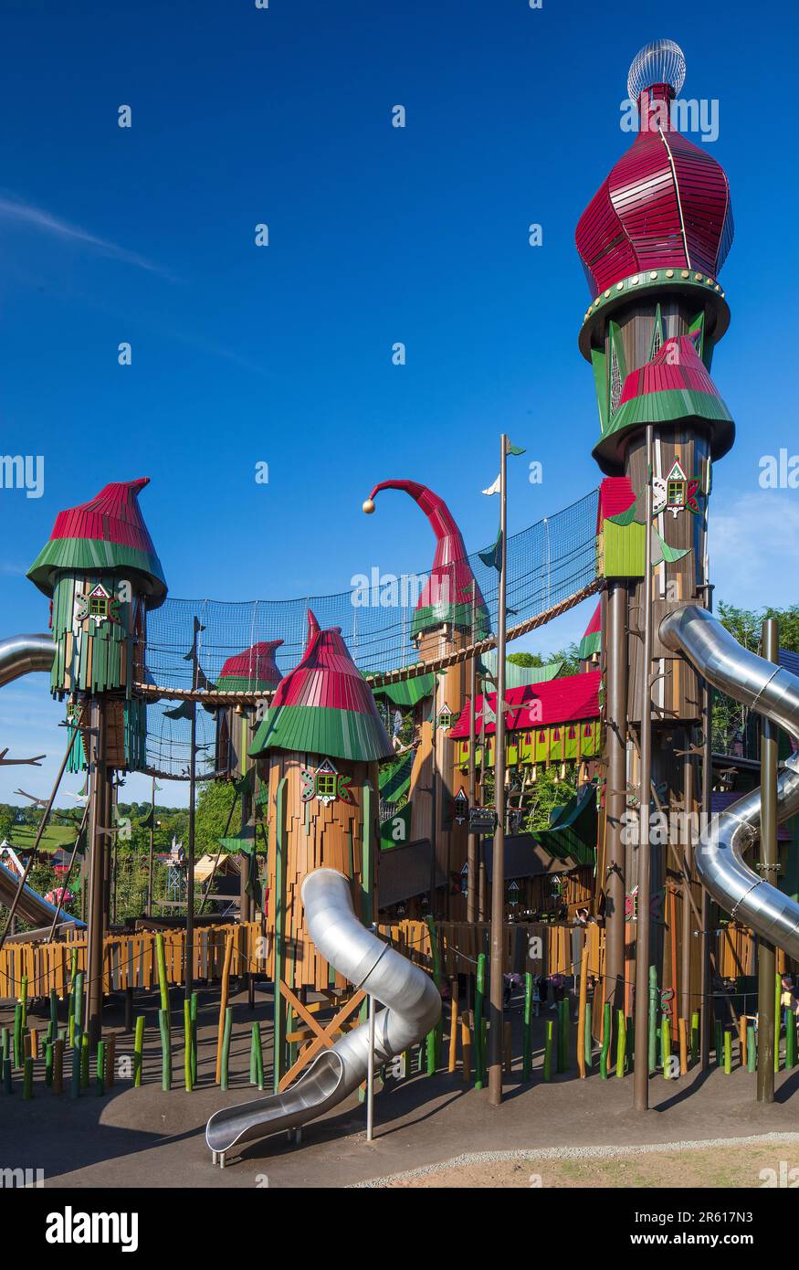 Daytime views of Lillidorei play village at the Alnwick Garden in ...