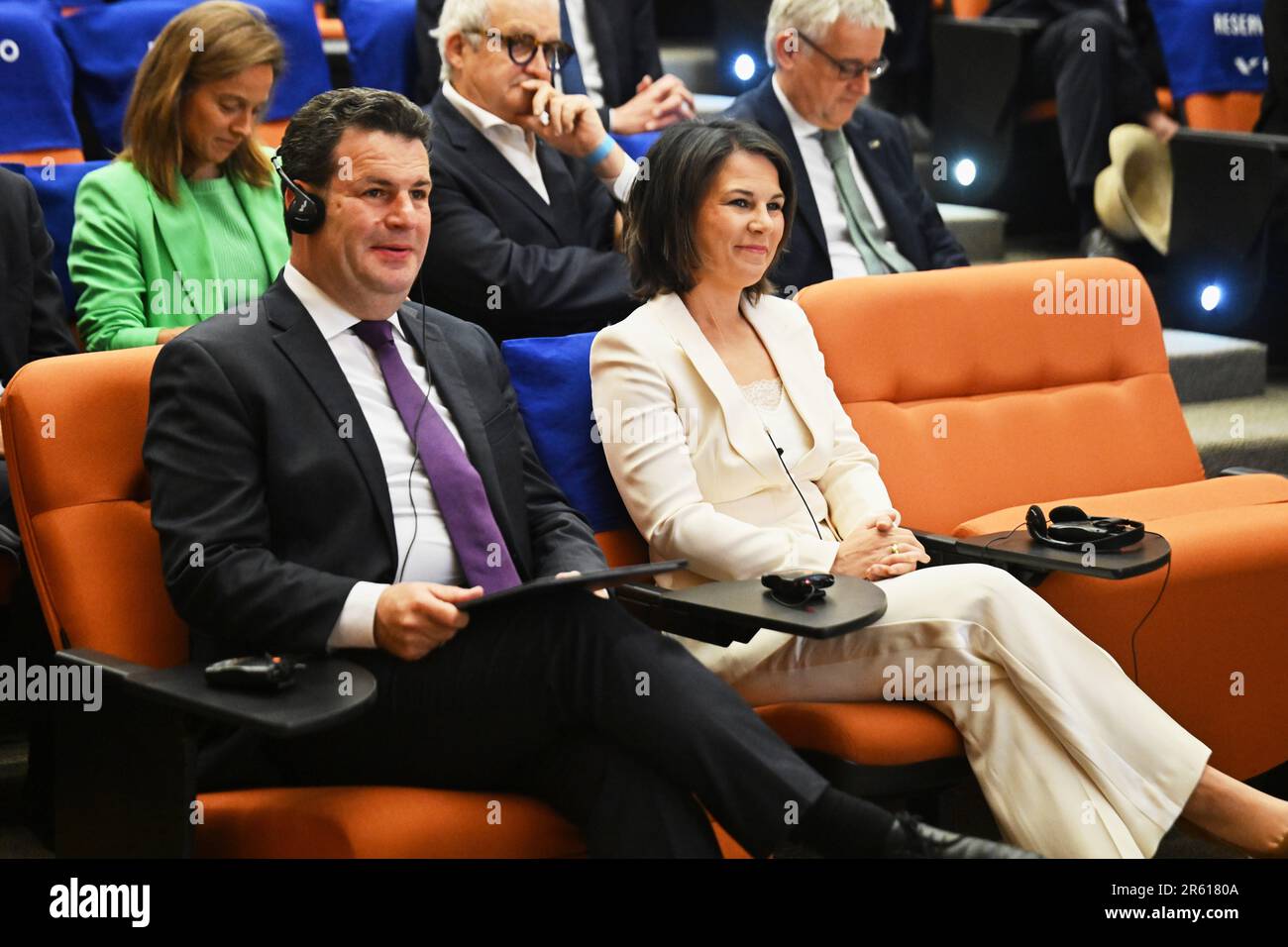 06 June 2023, Brazil, Brasilia: Hubertus Heil (SPD), Federal Minister ...