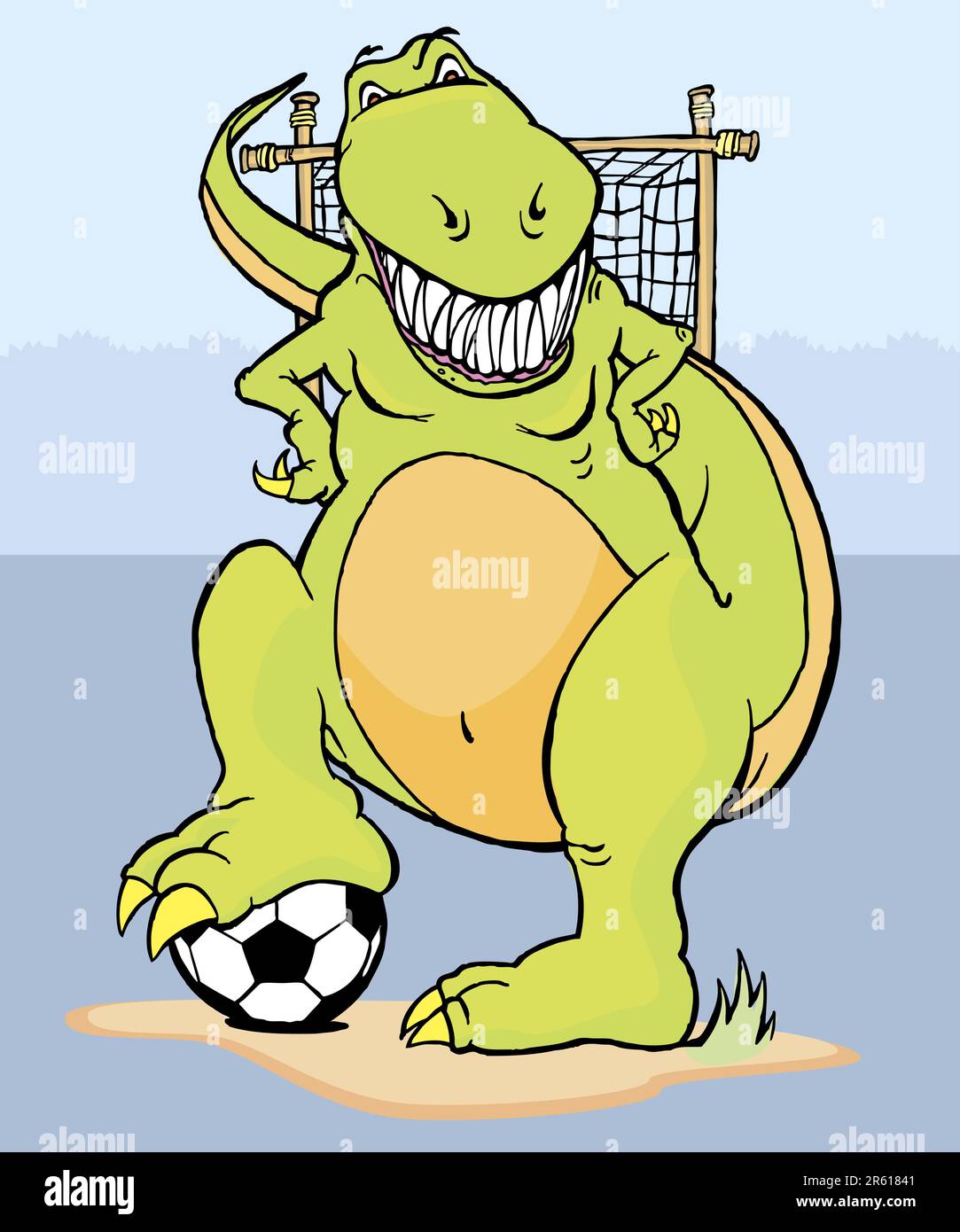 This T-Rex is ready to play Stock Vector Image & Art - Alamy