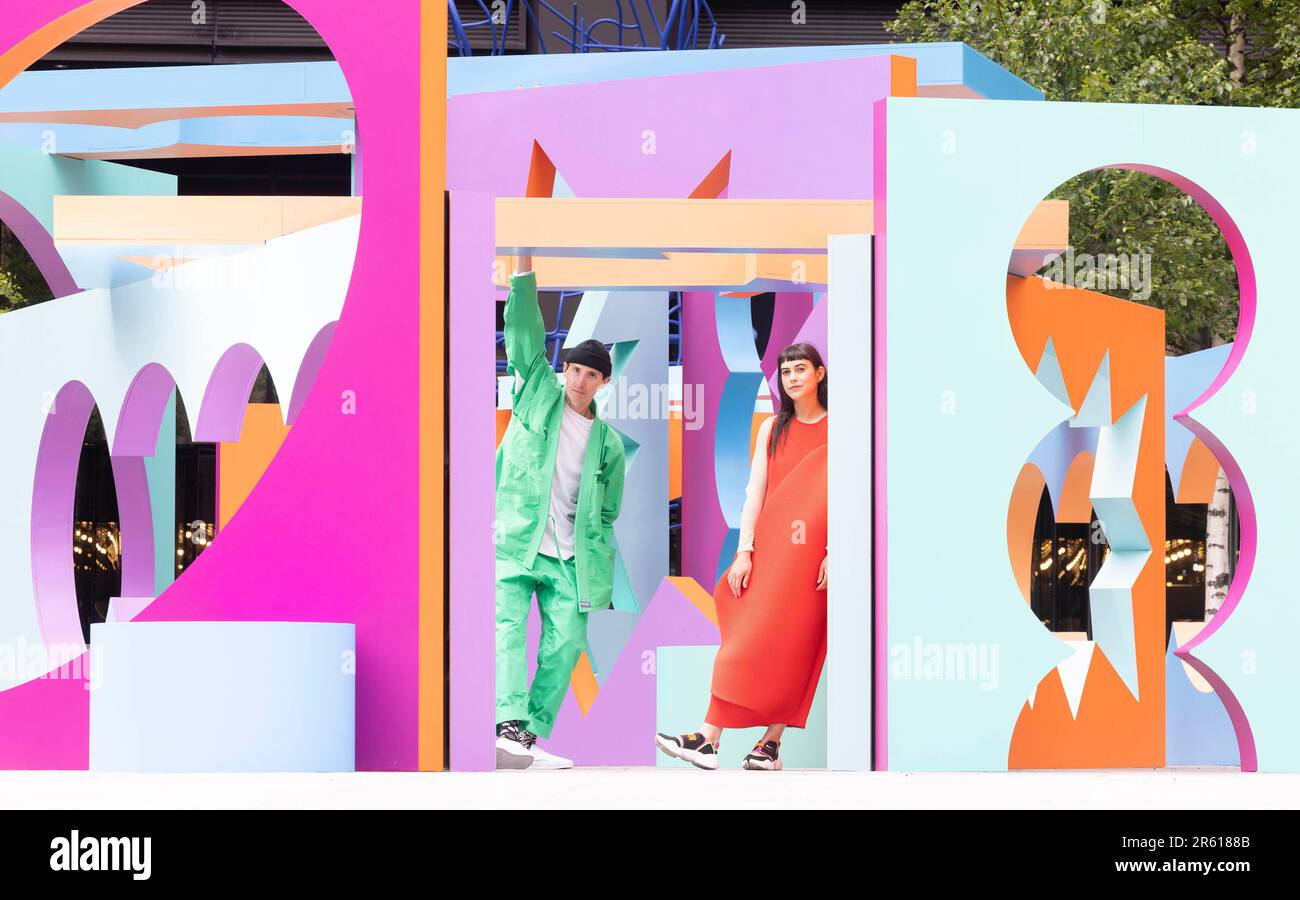 EDITORIAL USE ONLY Artists Leta Sobierajski and Wade Jeffree, known ...