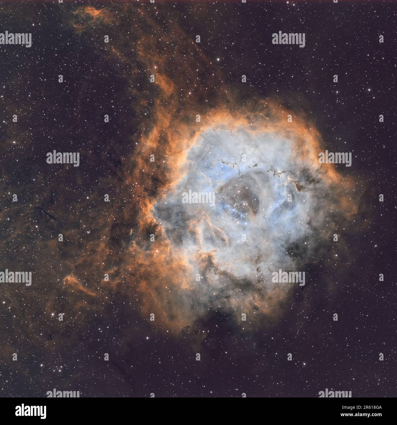 Deep sky high resolution astrophotography of the Rosette Nebula NGC ...
