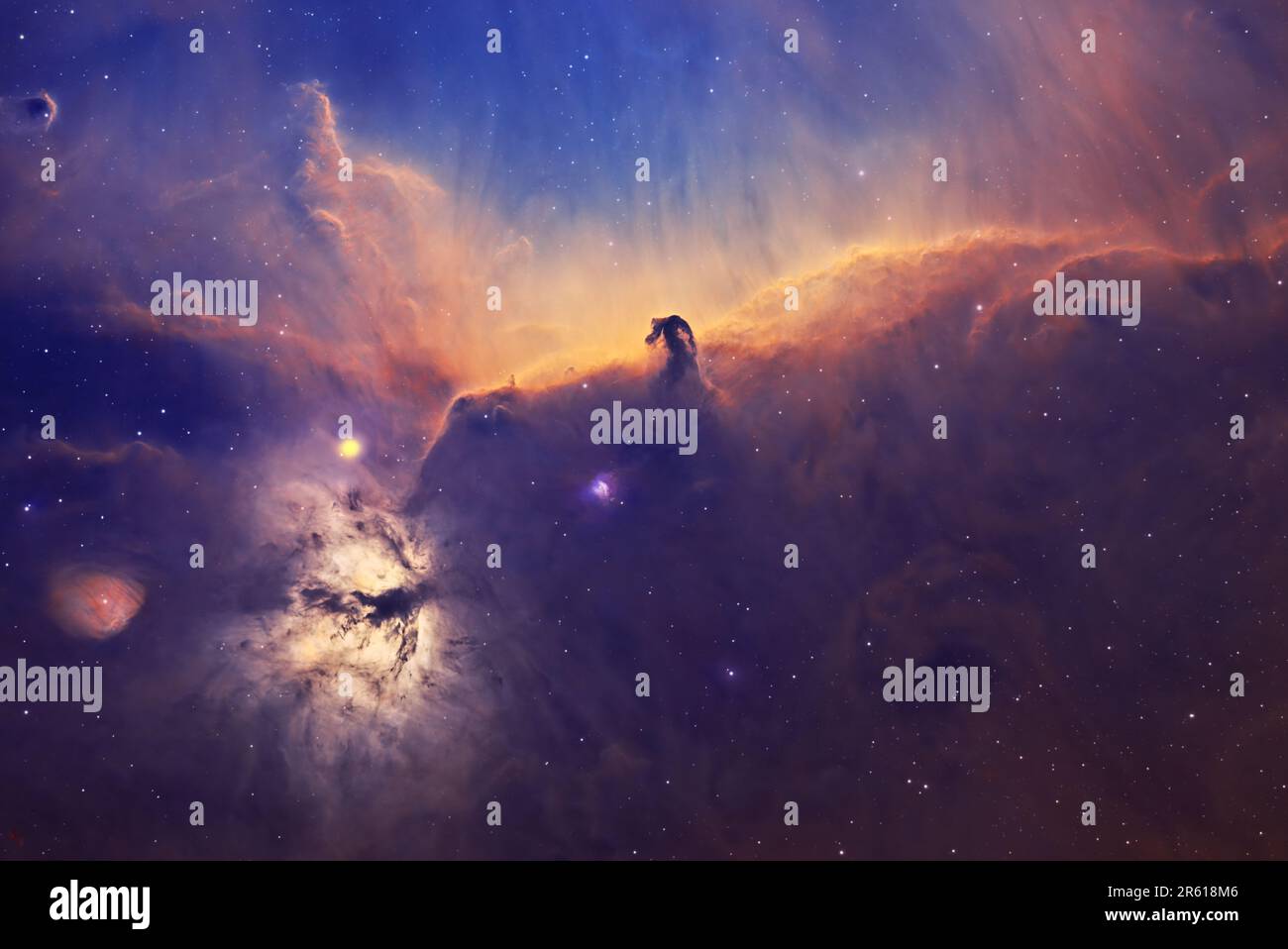 Deep sky high resolution astrophotography of the Horsehead Nebula in ...