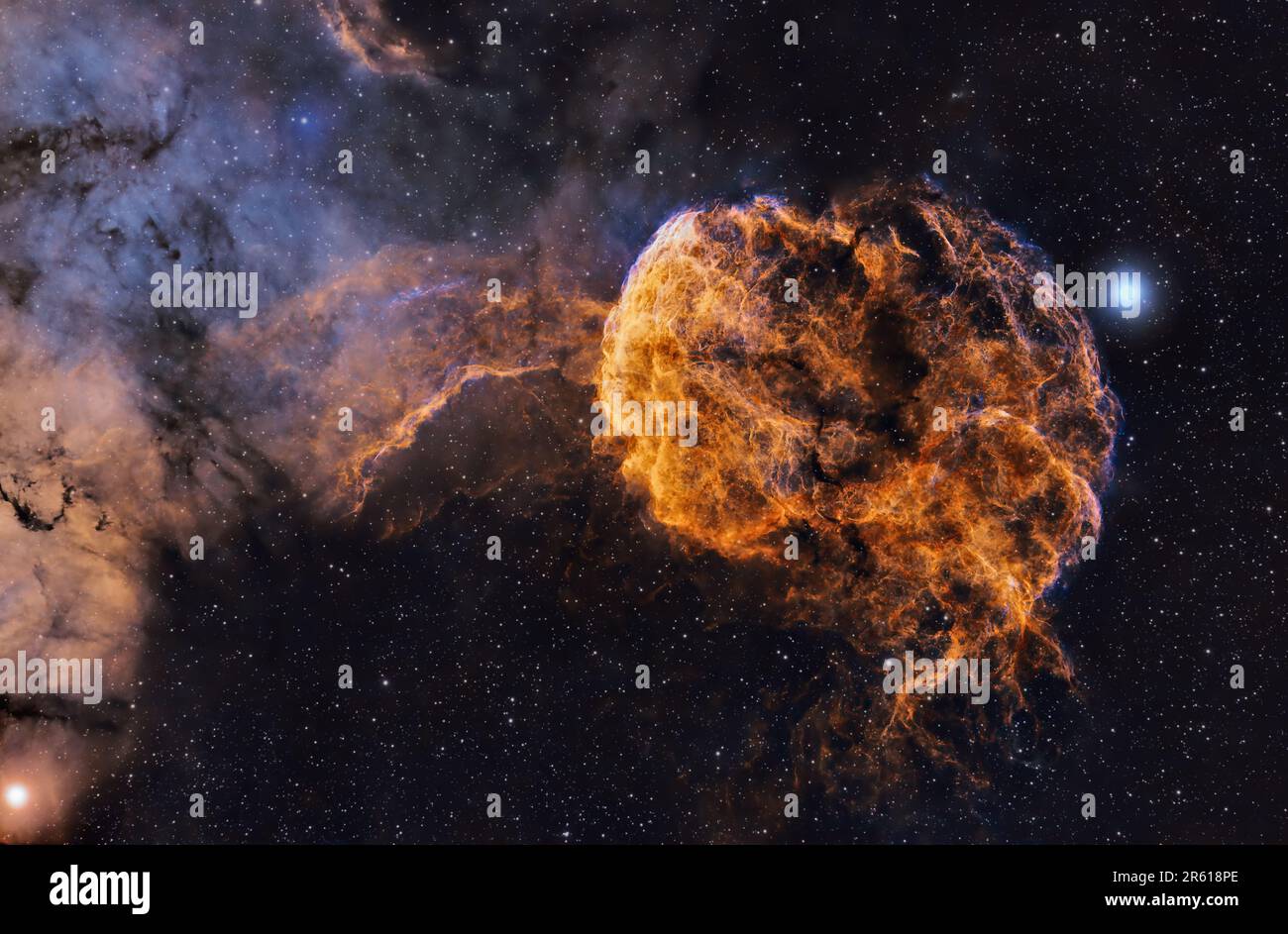 Deep sky high resolution astrophotography of the Jellyfish Nebula IC ...