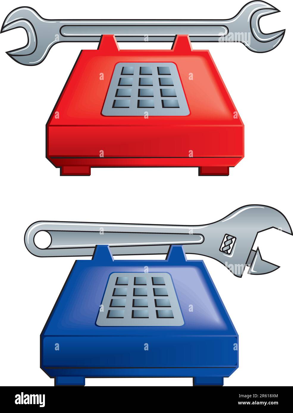 It support center office Cut Out Stock Images & Pictures - Alamy