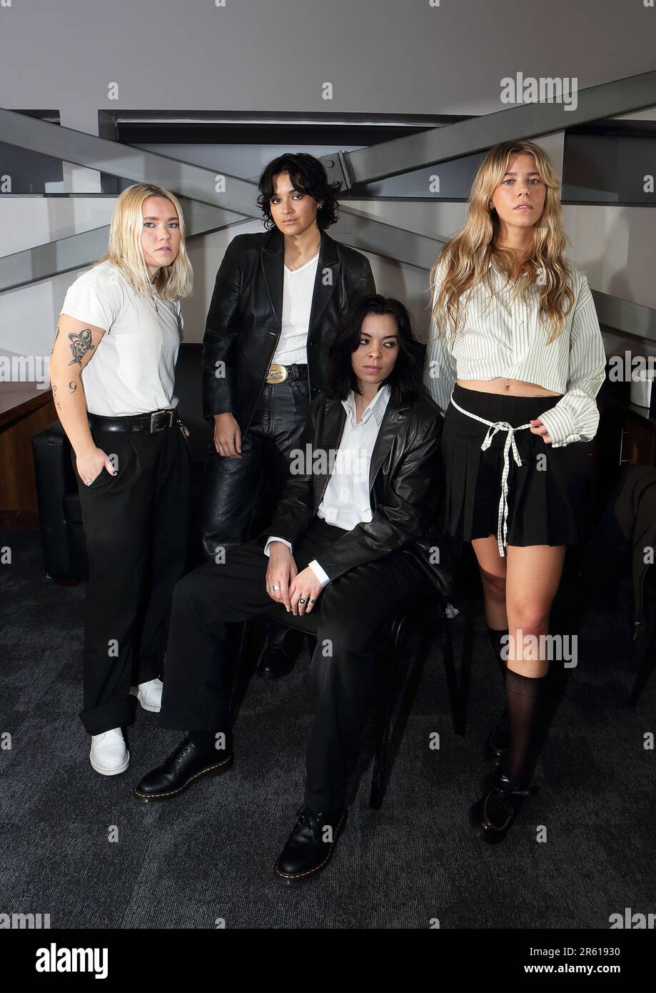 The Aces, 3arena Dublin 3rd Dec 2022 L-R Katie Henderson, Cristal ...