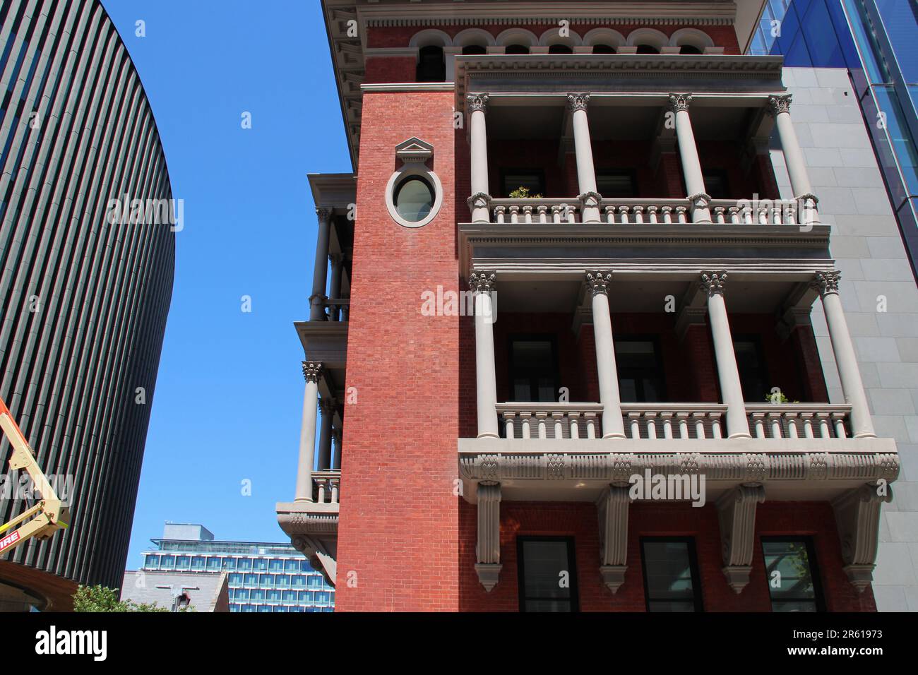 old brick building in perth in australia Stock Photo - Alamy