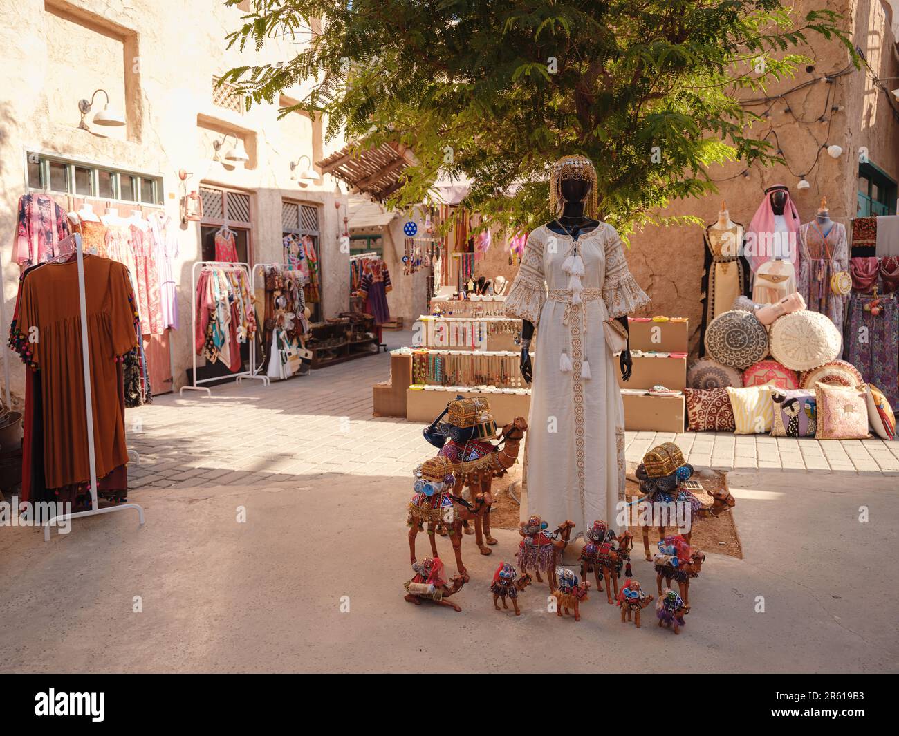 20 March 2023, Dubai, UAE: Al Seef old town village in Dubai ...