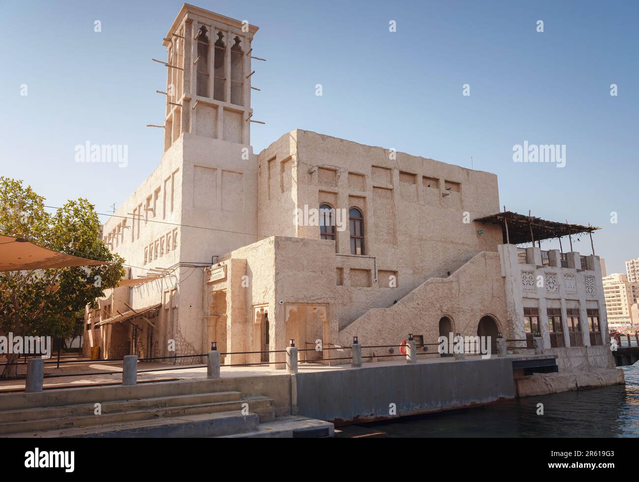 20 March 2023, Dubai, UAE: Al Seef old town village in Dubai, Al Seef ...