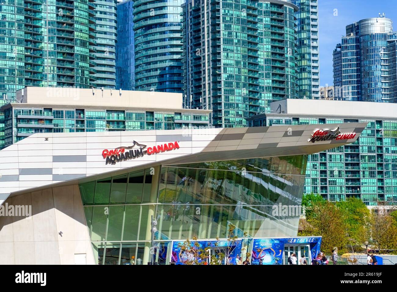 Toronto, Canada - May 13, 2023: The facade of Ripley's Aquarium of ...