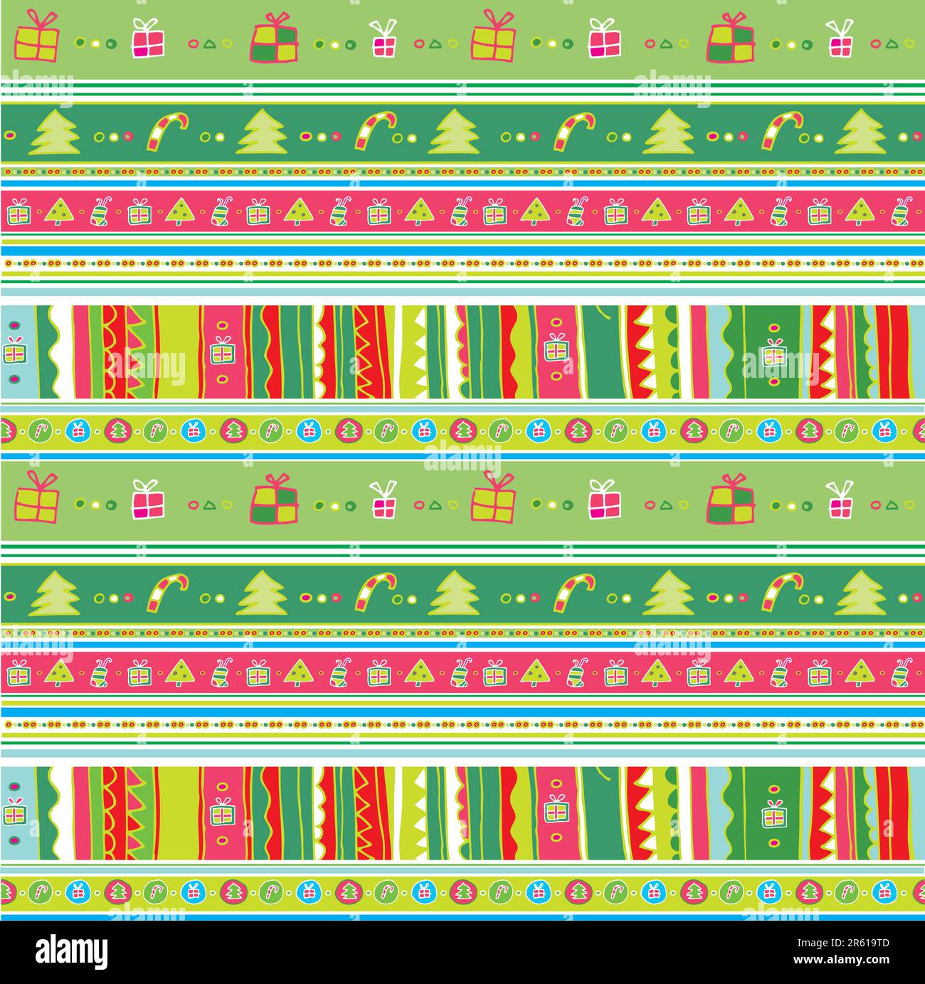 Christmas Seamless Pattern Stock Vector Image & Art - Alamy