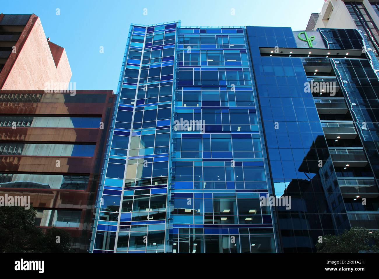 modern glass buildings in perth in australia Stock Photo - Alamy