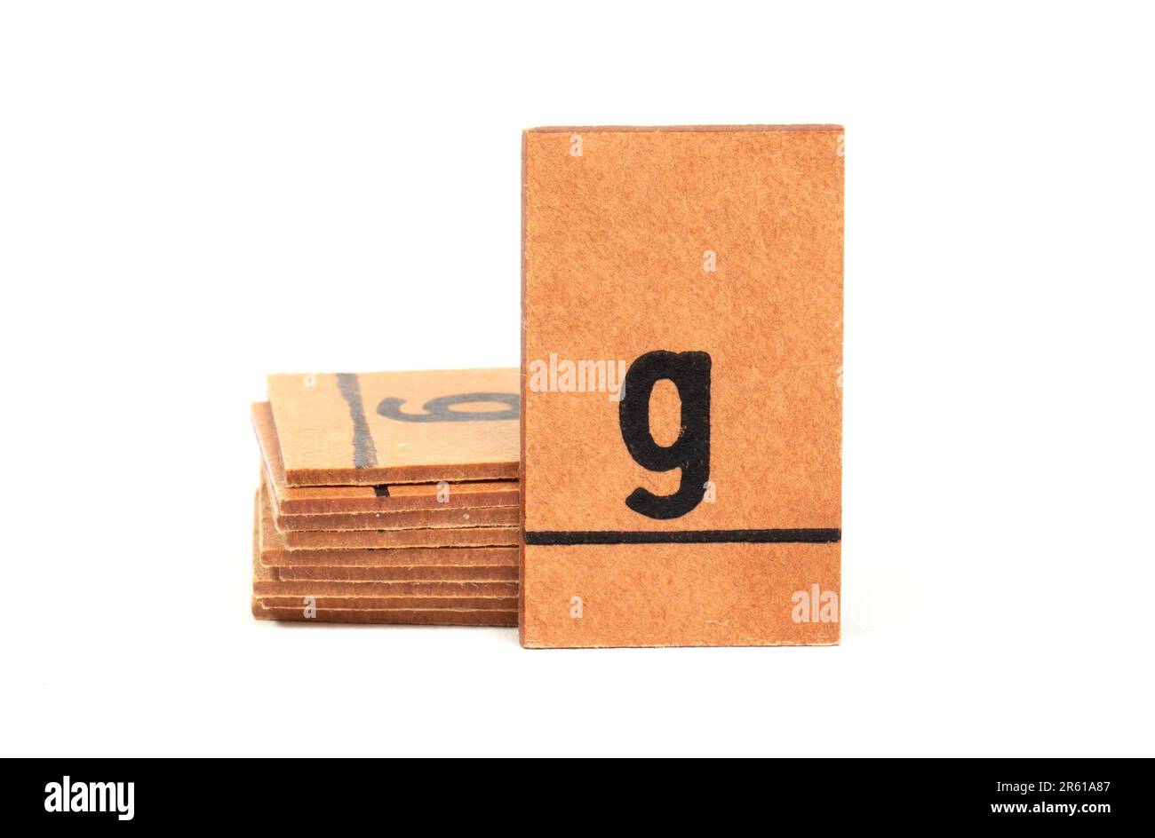 Stack of letters from a very old letterbox used to teach children - The ...