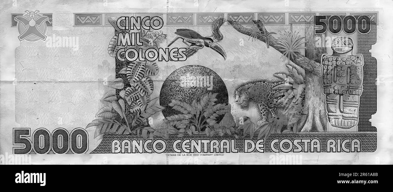 5000 colones costa rica hi-res stock photography and images - Alamy