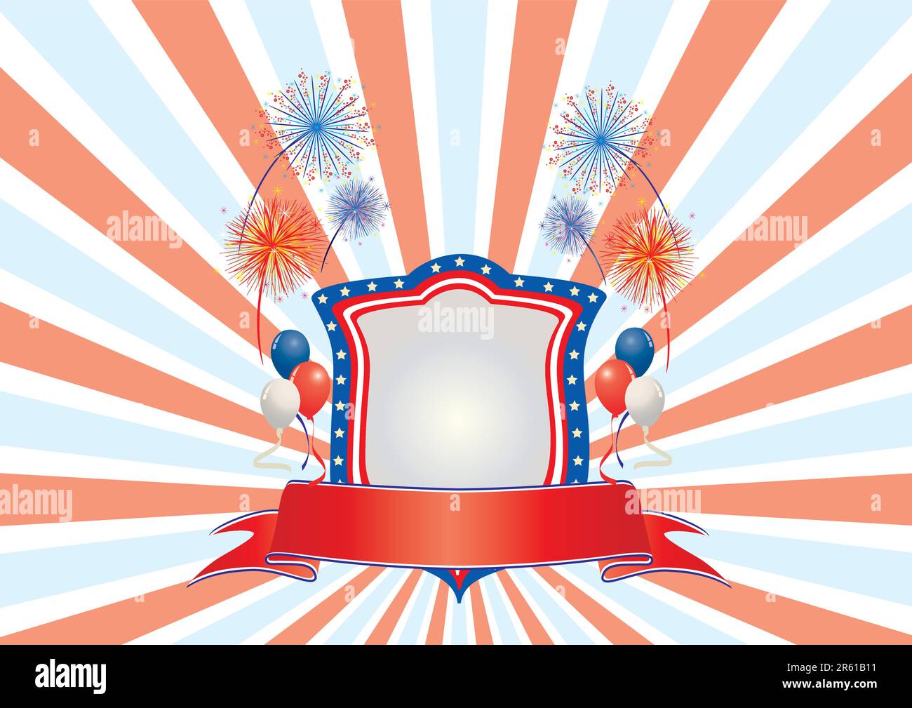 Stylized image american flag Stock Vector Images - Alamy