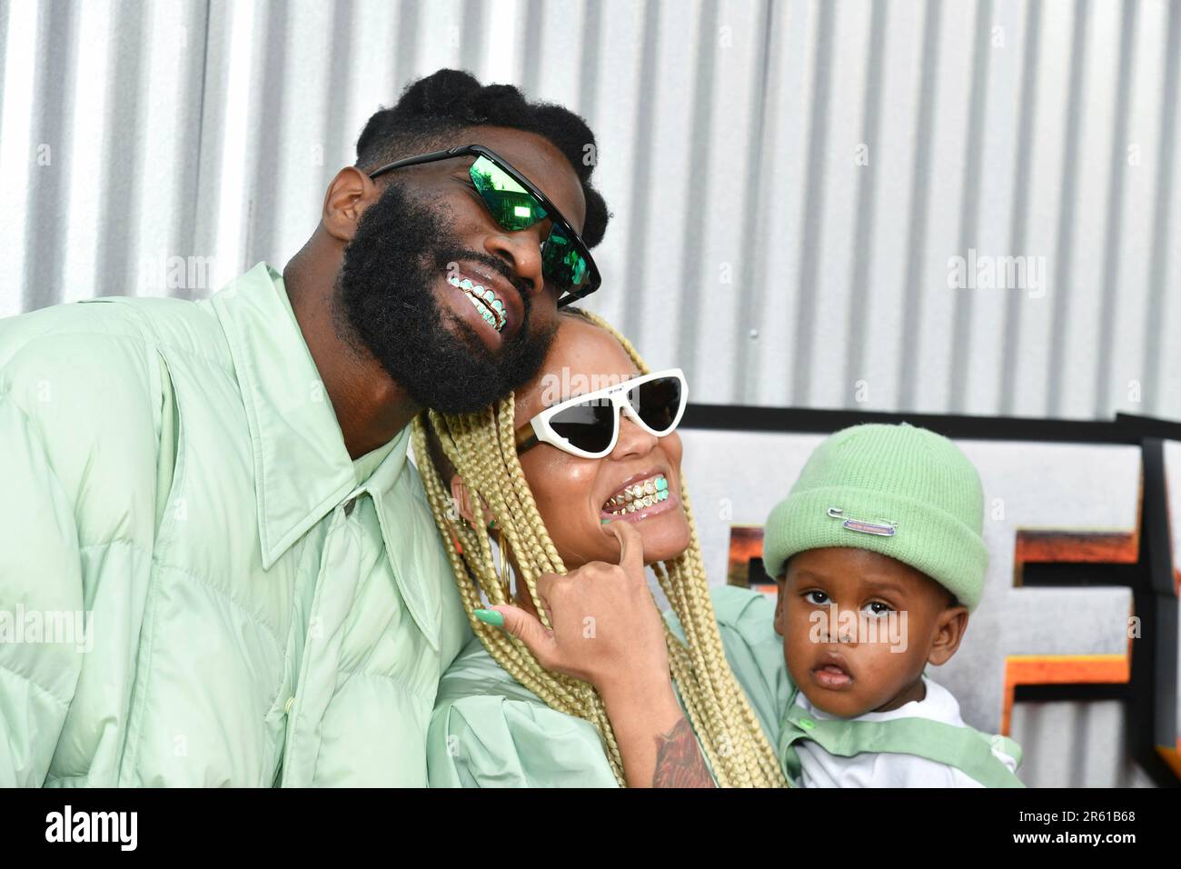Photo by: NDZ/STAR MAX/IPx 2023 6/5/23 Tobe Nwigwe and family at the ...