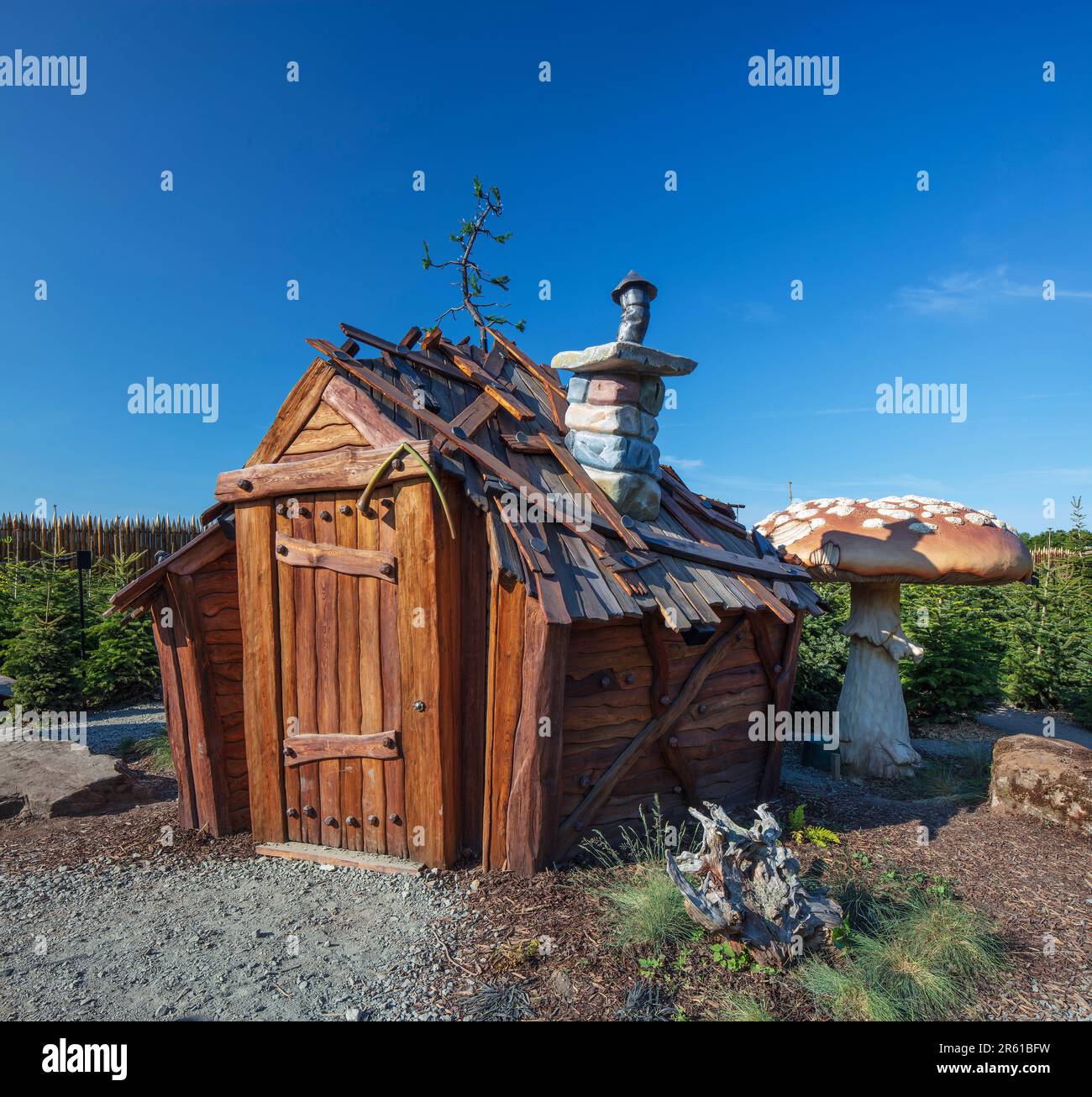 Daytime views of Lillidorei play village at the Alnwick Garden in ...