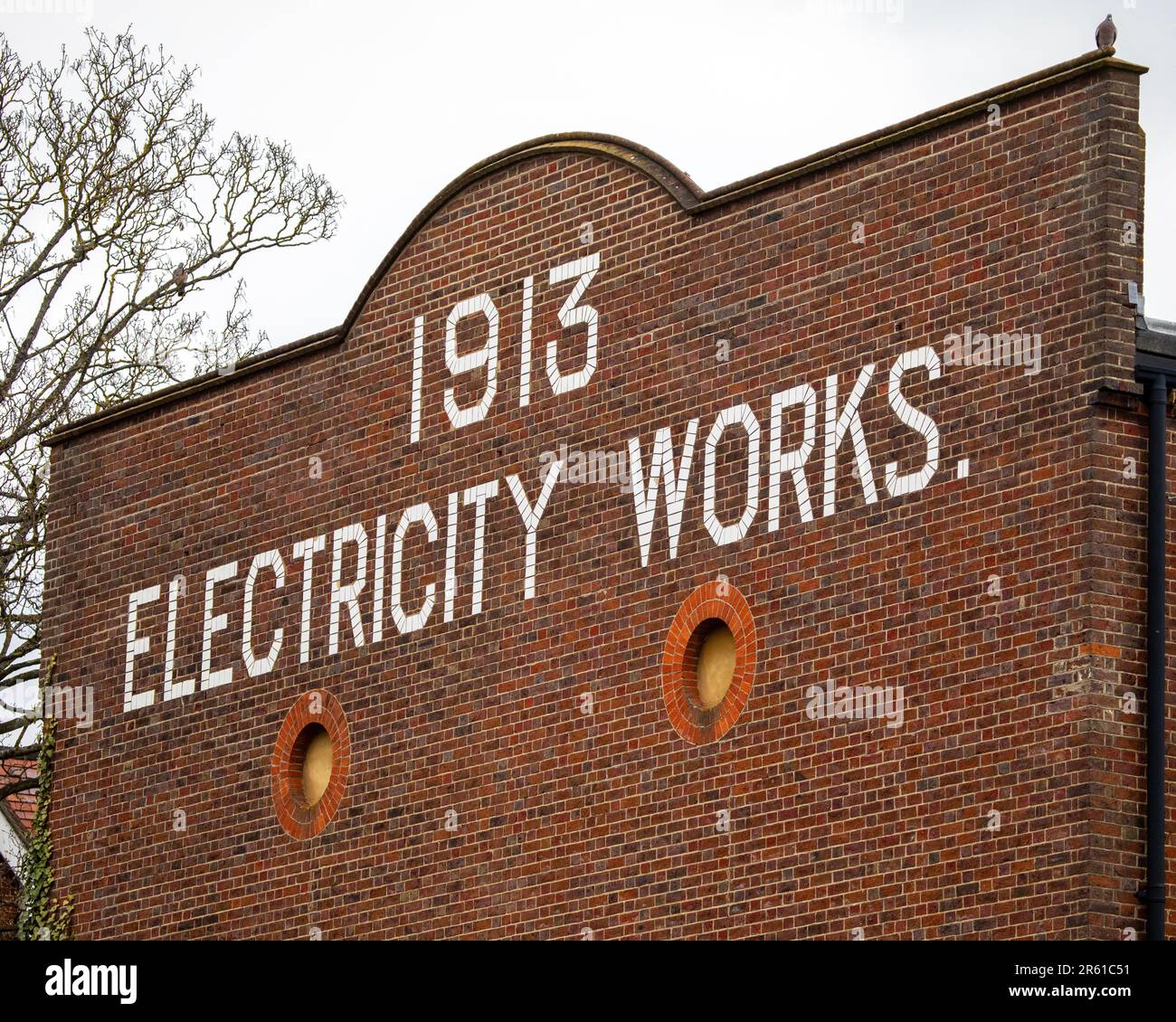 The exterior of the old 1913 Electricity Works building in the historic ...