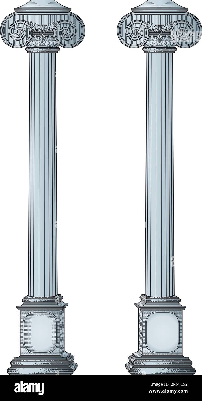 Small column vector Stock Vector Image & Art - Alamy